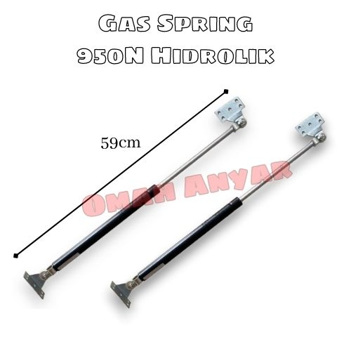 Jual Hidrolik Gas Spring 950N 95 Kg Pintu Panjang Ranjang Tempat Tidur ...