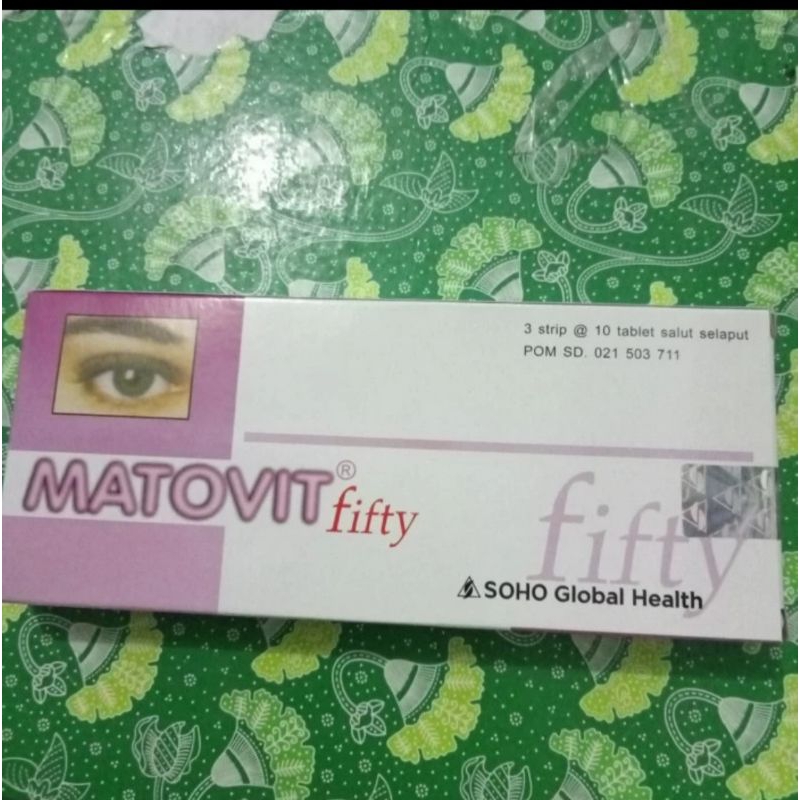 Jual MATOVIT FIFTY /strip | Shopee Indonesia