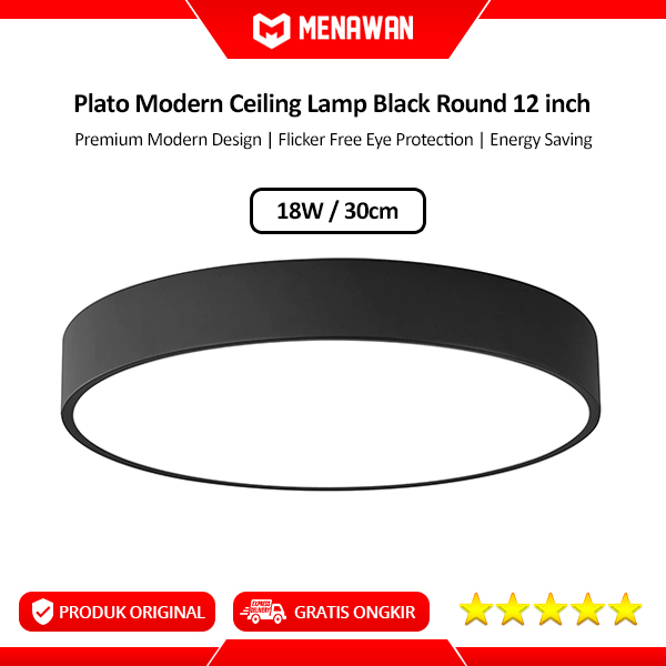 Jual Modern LED Ceiling Light Lamp Lampu Plafon Hemat Energy Desain ...