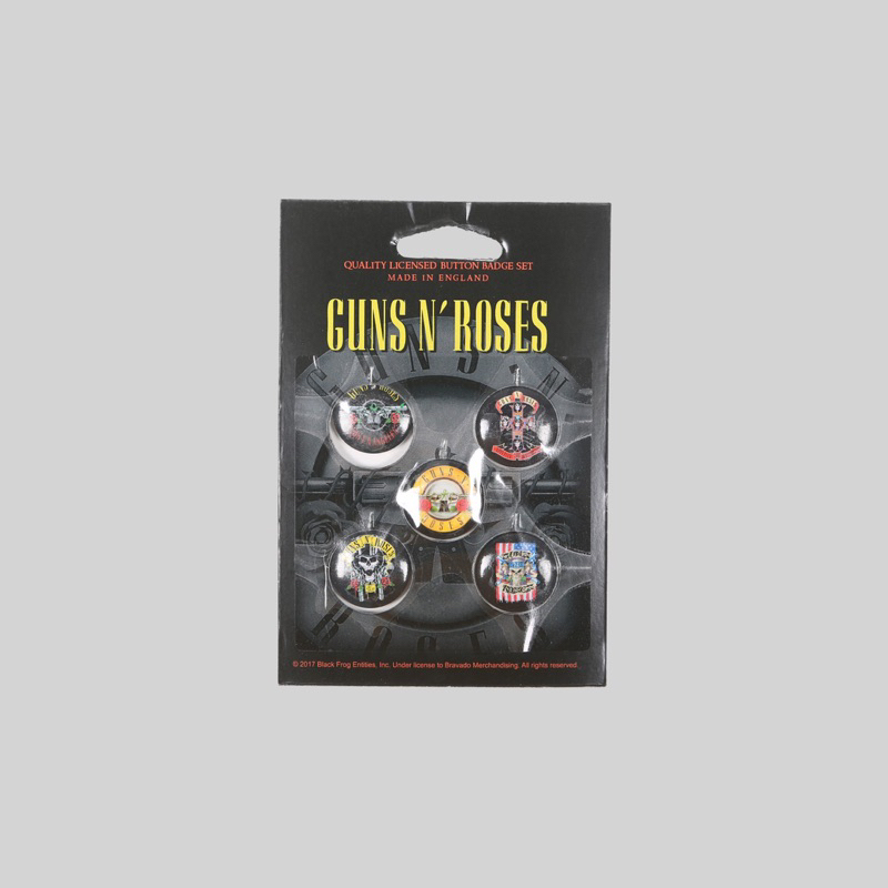 Jual BOTTOM BADGE GUNS N ROSES - BULLET LOGO (ROCK MERCH) | Shopee ...