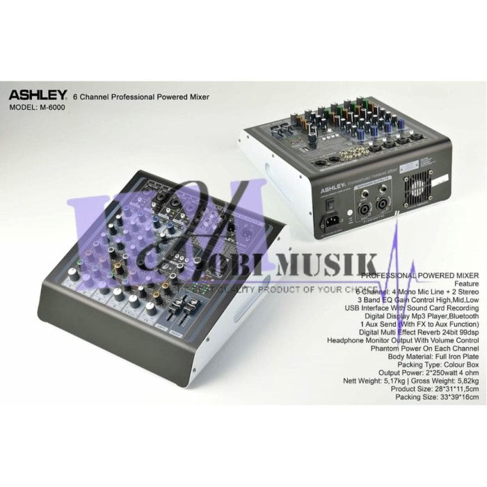 Jual Power Mixer 4 Channel M6000 M 6000 Original | Shopee Indonesia