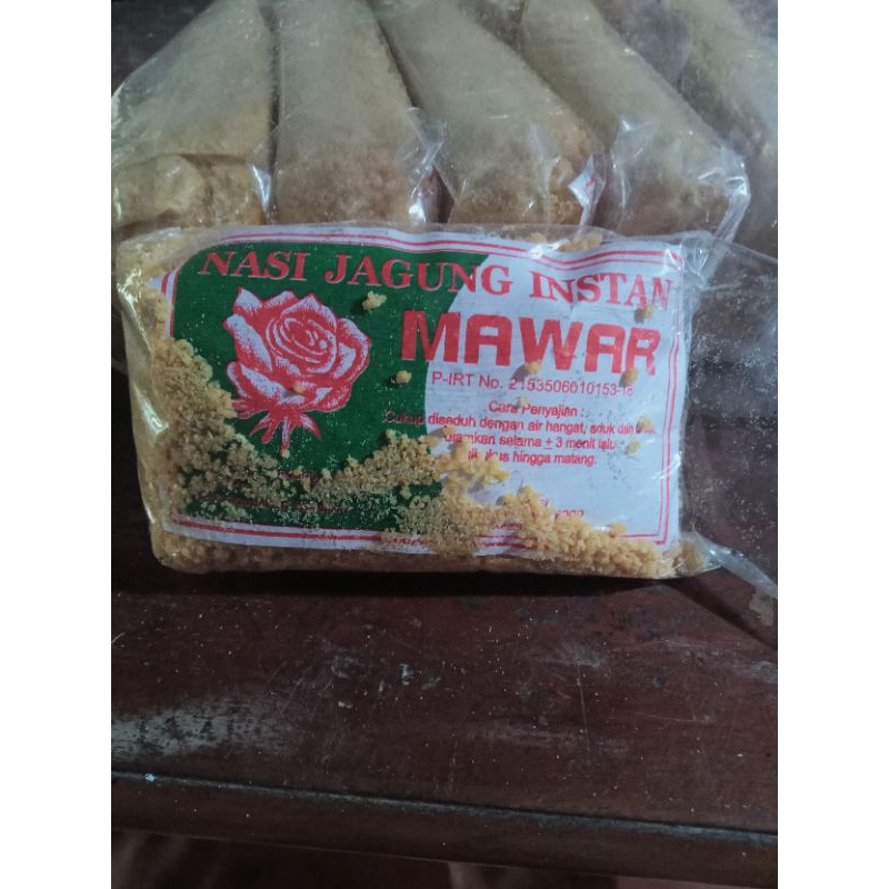 Jual 4 pack nasi jagung instan cap mawar//ampok jagung cocok bagi ...