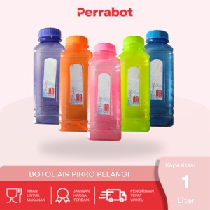 Jual Botol air minum Botol air 1 liter warna warni Botol minum plastik ...