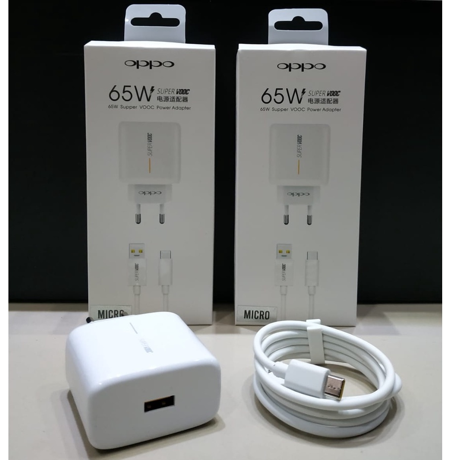 Jual CHARGER OPPO ORIGINAL 65W GEN 2 SUPPORT SUPER VOOC FAST CHARGING ...