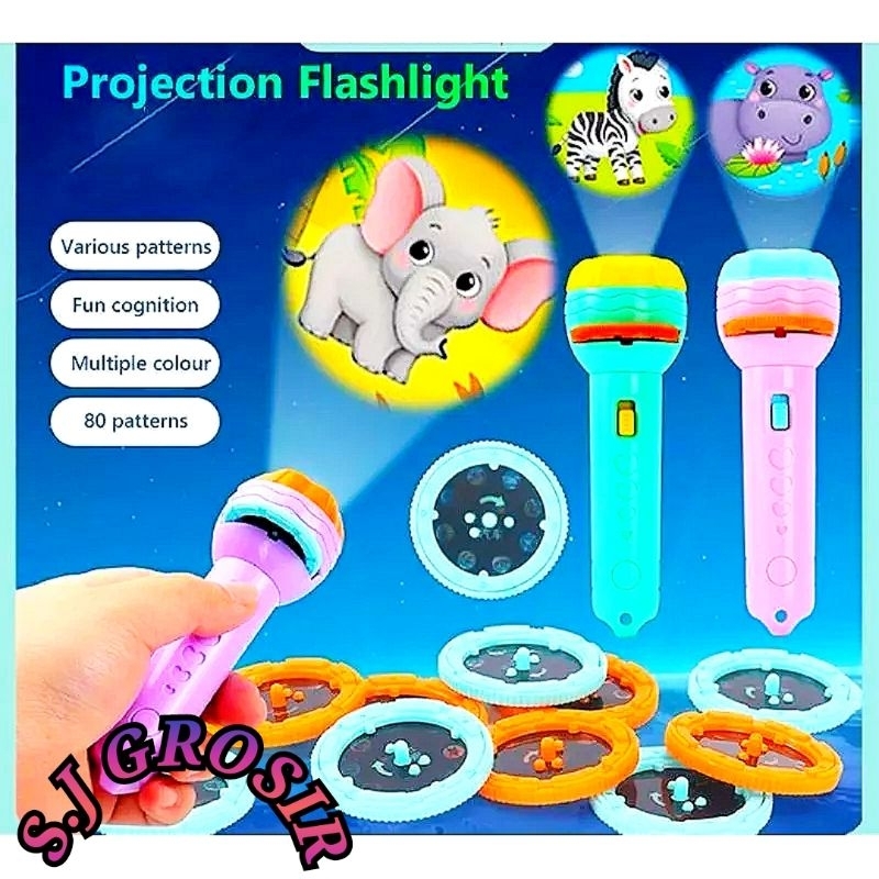 Jual mainan anak senter proyektor HD 24 pola | Shopee Indonesia