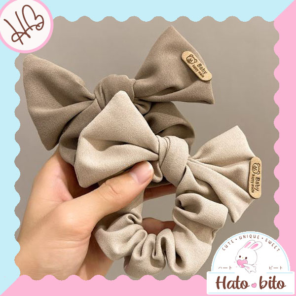 Jual Karet rambut scrunchie happy made ikat rambut lucu cantik korean ...