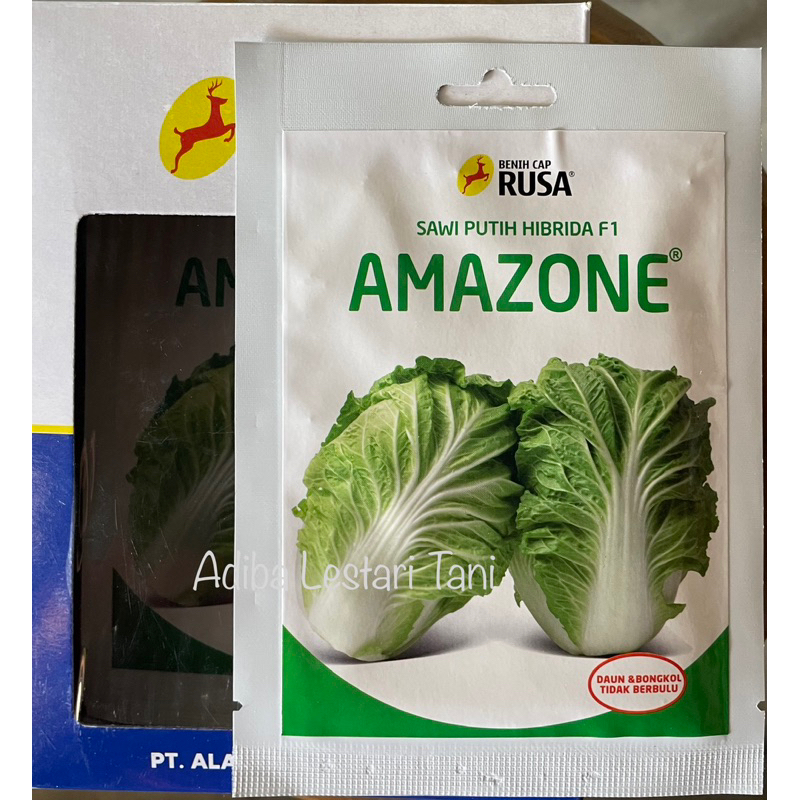 Jual Biji Benih Sawi Putih AMAZONE F1 10 Gram - Benih Cap Rusa | Shopee ...