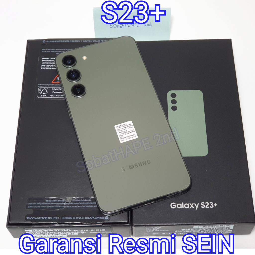 Jual HP Samsung S23 Plus 256GB 512GB Resmi SEIN DualSim 2nd Second ...