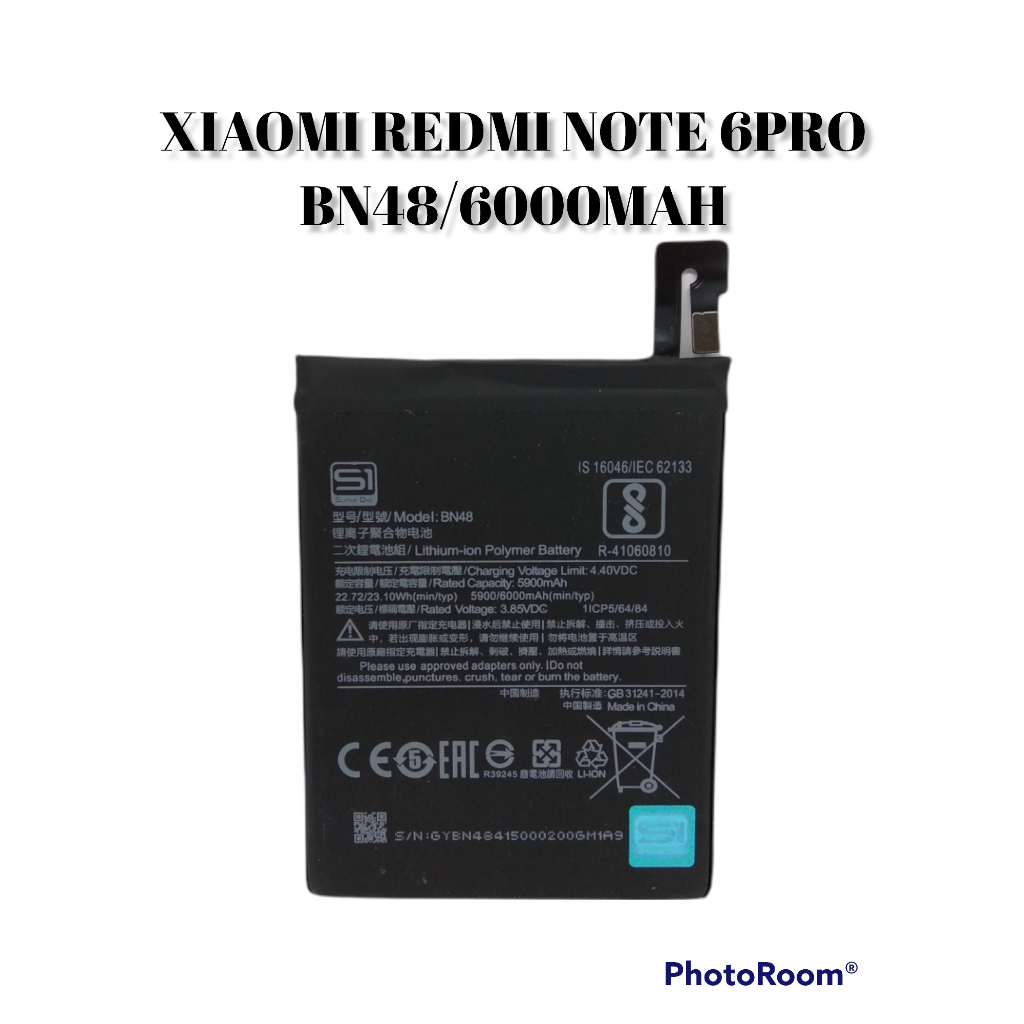 Jual BATERAI DOUBLE POWER SUPER ONE REDMI NOTE 6PRO BN48 BN 48 | Shopee ...