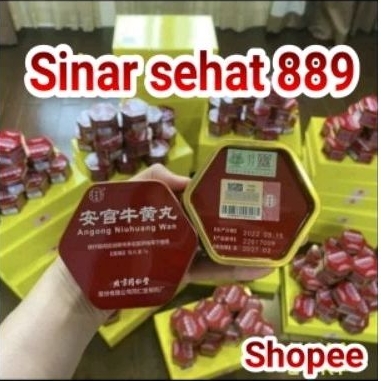 Jual Angong niuhuang wan beri 5kaleng free 1kaleng import asli china ...