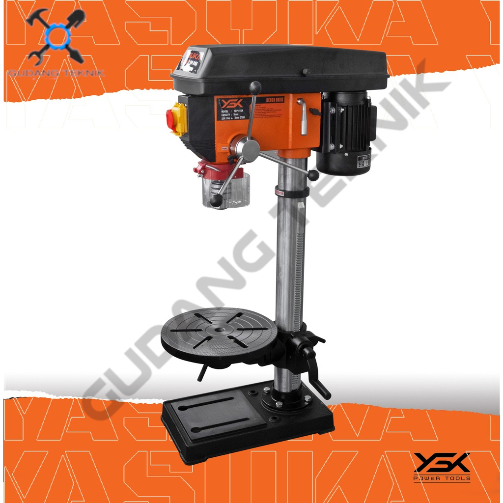 Jual Mesin Bor Duduk 16mm YDP 016A YASUKA / Bench Drill 16 mm Listrik ...