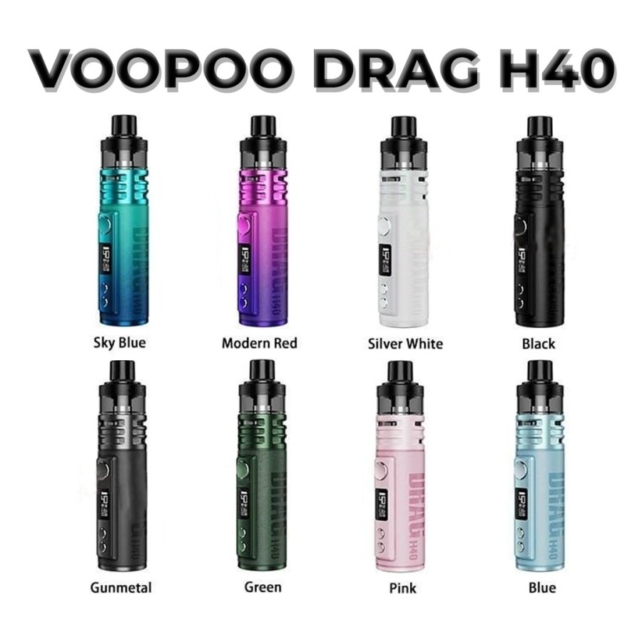 Jual DRAG H40 1500mAH POD KIT AUTHENTIC By VOOPOO | Shopee Indonesia