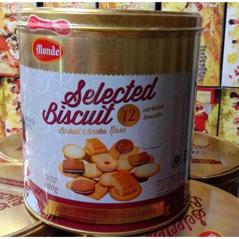 Jual Monde selected biscuit kaleng 800gr | Shopee Indonesia