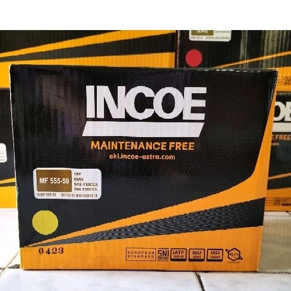 Jual AKI INCOE MF 55559 / 555-59 ACCU KERING 12V 55AH | Shopee Indonesia