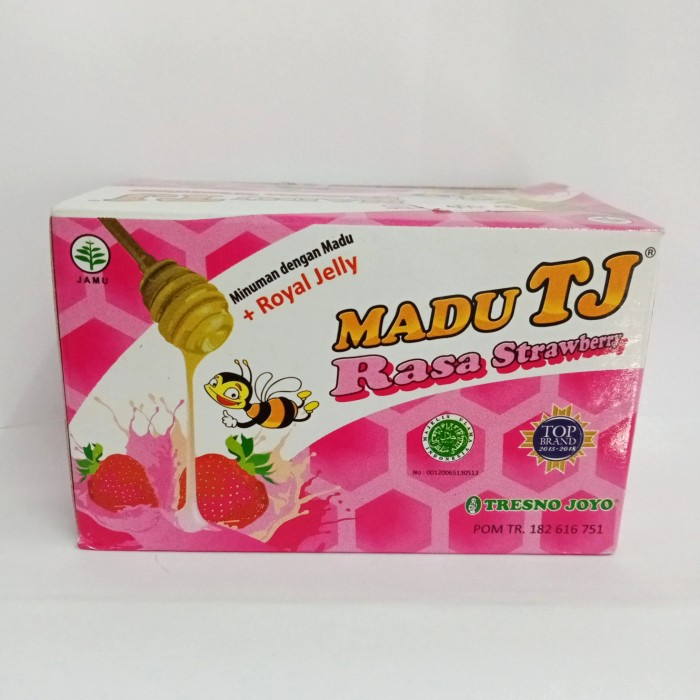 Jual Madu TJ strawberry 12 Sachet | Shopee Indonesia