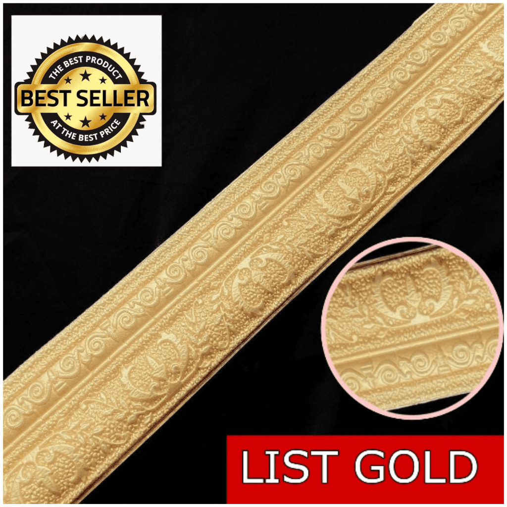 Jual WALLPAPER LIST / LIS PROFIL BORDER FOAM STIKER 3D UKURAN 230CM x 9 ...