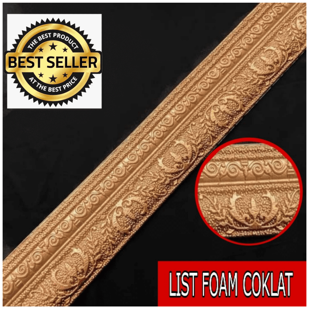 Jual WALLPAPER LIST / LIS PROFIL BORDER FOAM STIKER 3D UKURAN 230CM x 9 ...