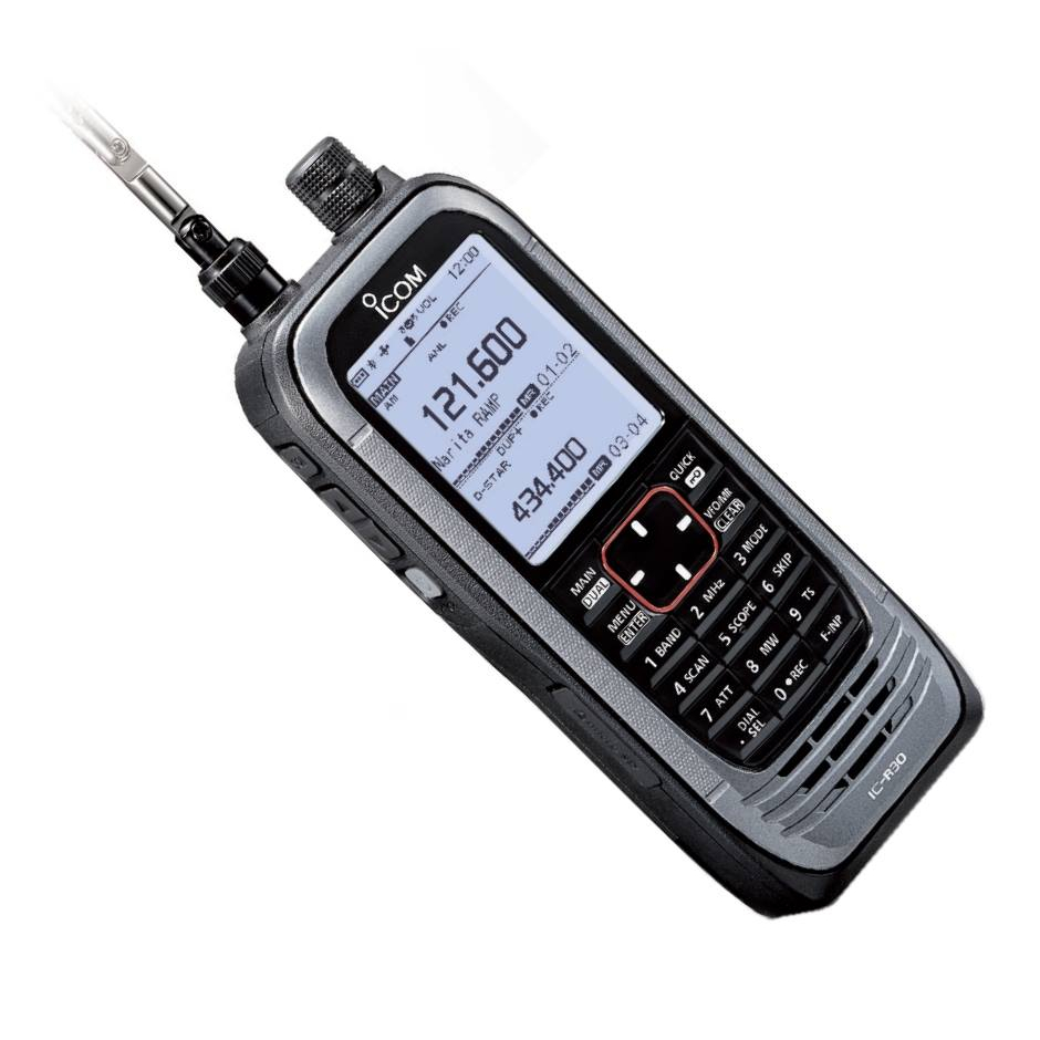 Jual Icom IC-R30 Digital Analog Wideband Receiver GPS Japan Record ...