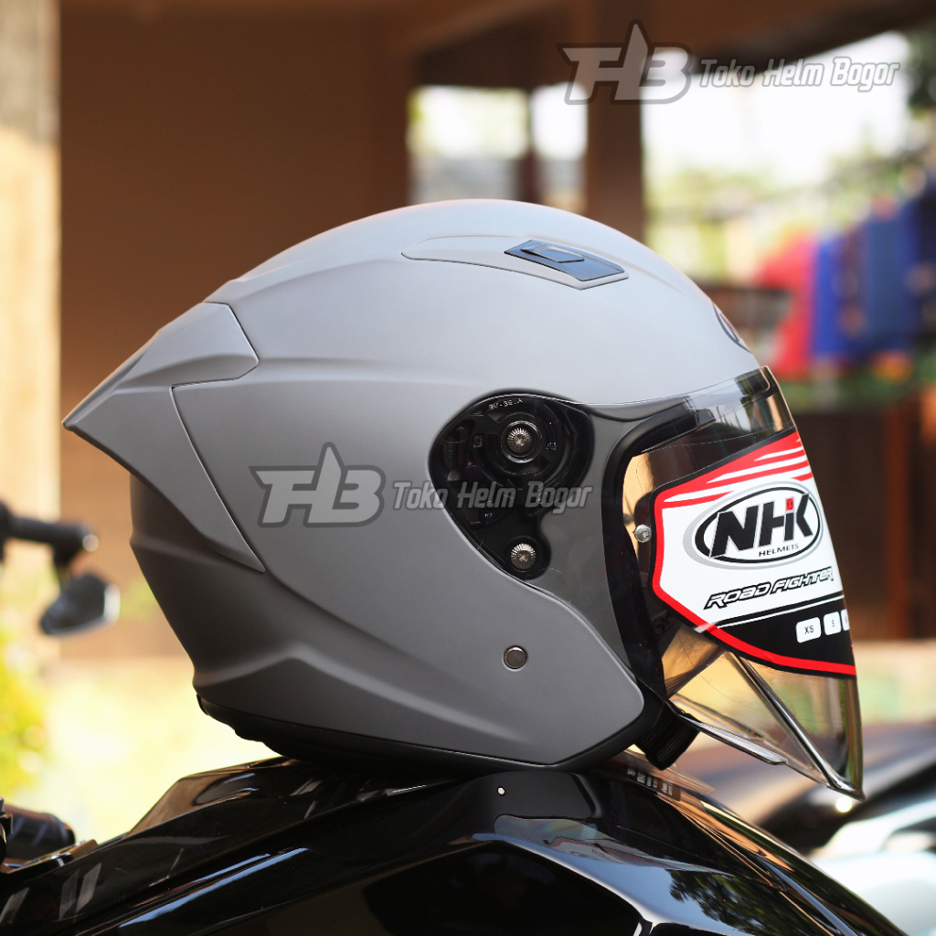 Jual NHK S1 GP Pro Plus DIM GREY DOF ekstra visor IRRIDIUM | Shopee Indonesia