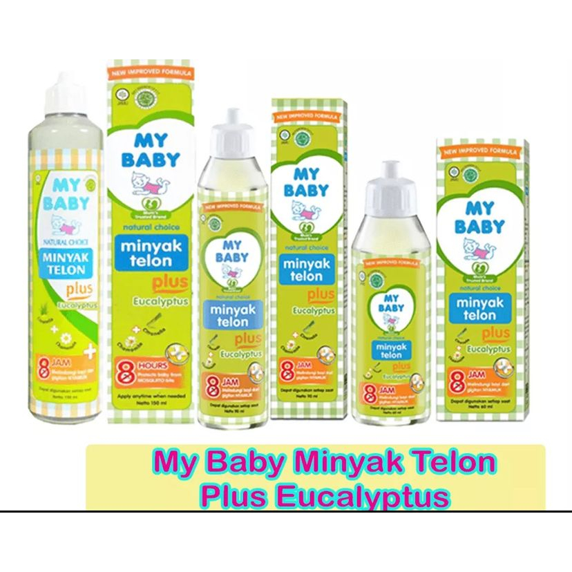 Jual My Baby Minyak Telon Plus Eucalyptus 150ml/90ml/60ml | Shopee ...