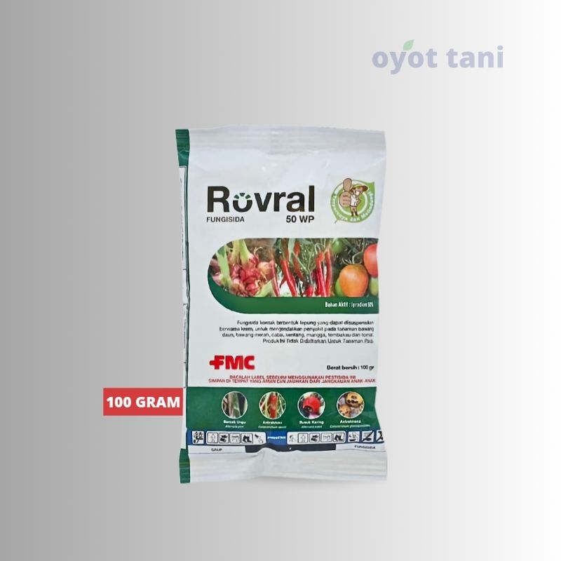 Jual Rovral 50WP 100gr (Original) | Fungisida Kontak Bersifat Protektif ...