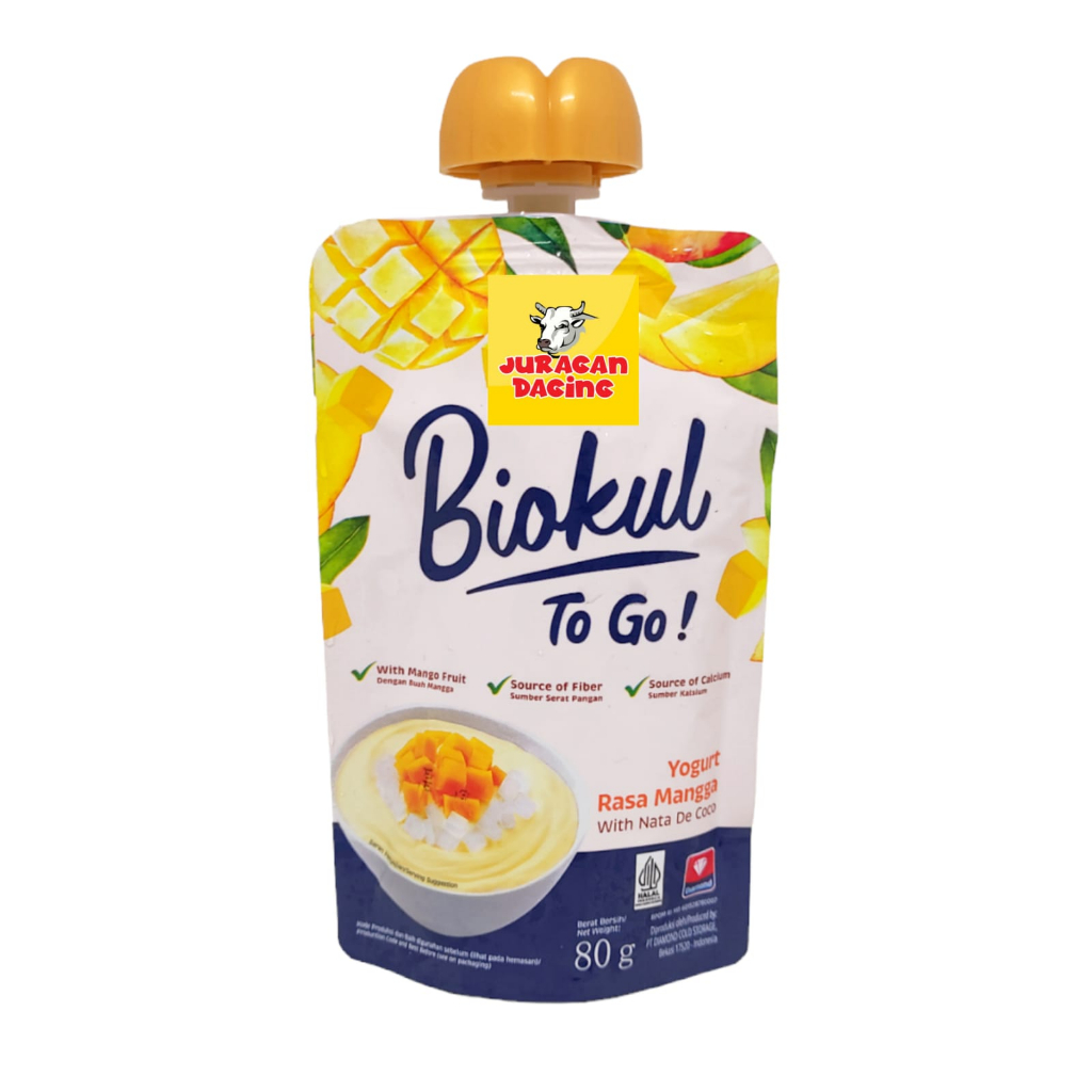Jual Diamond Biokul To Go Yogurt Mangga With Nata De Coco 80gr | Shopee ...
