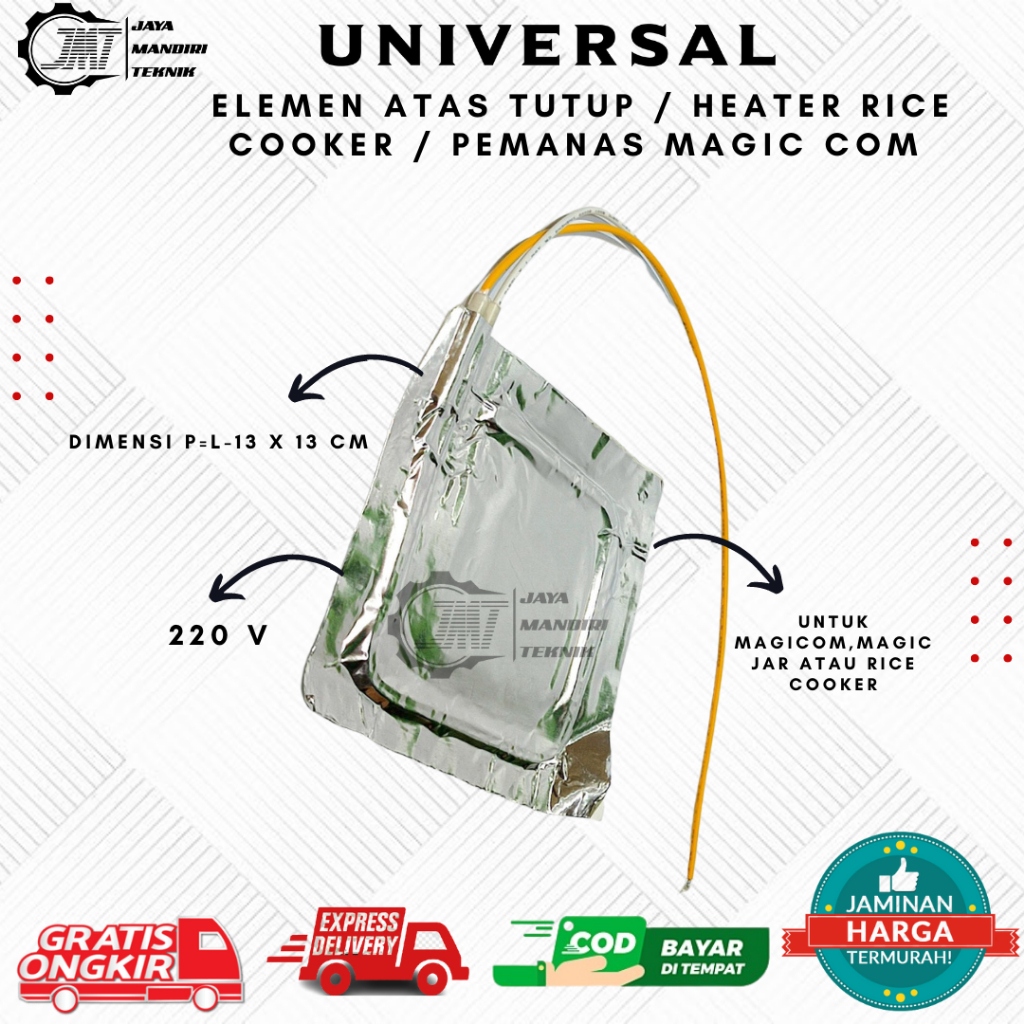 Jual Elemen Pemanas Magic Com TUTUP ATAS I Heater Persegi Rice Cooker I ...