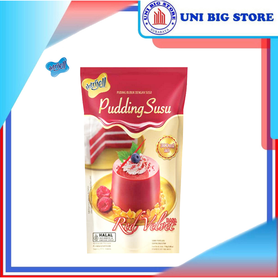 Jual Nutrijell Pudding Puding Susu Red Velvet 110 gr | Shopee Indonesia