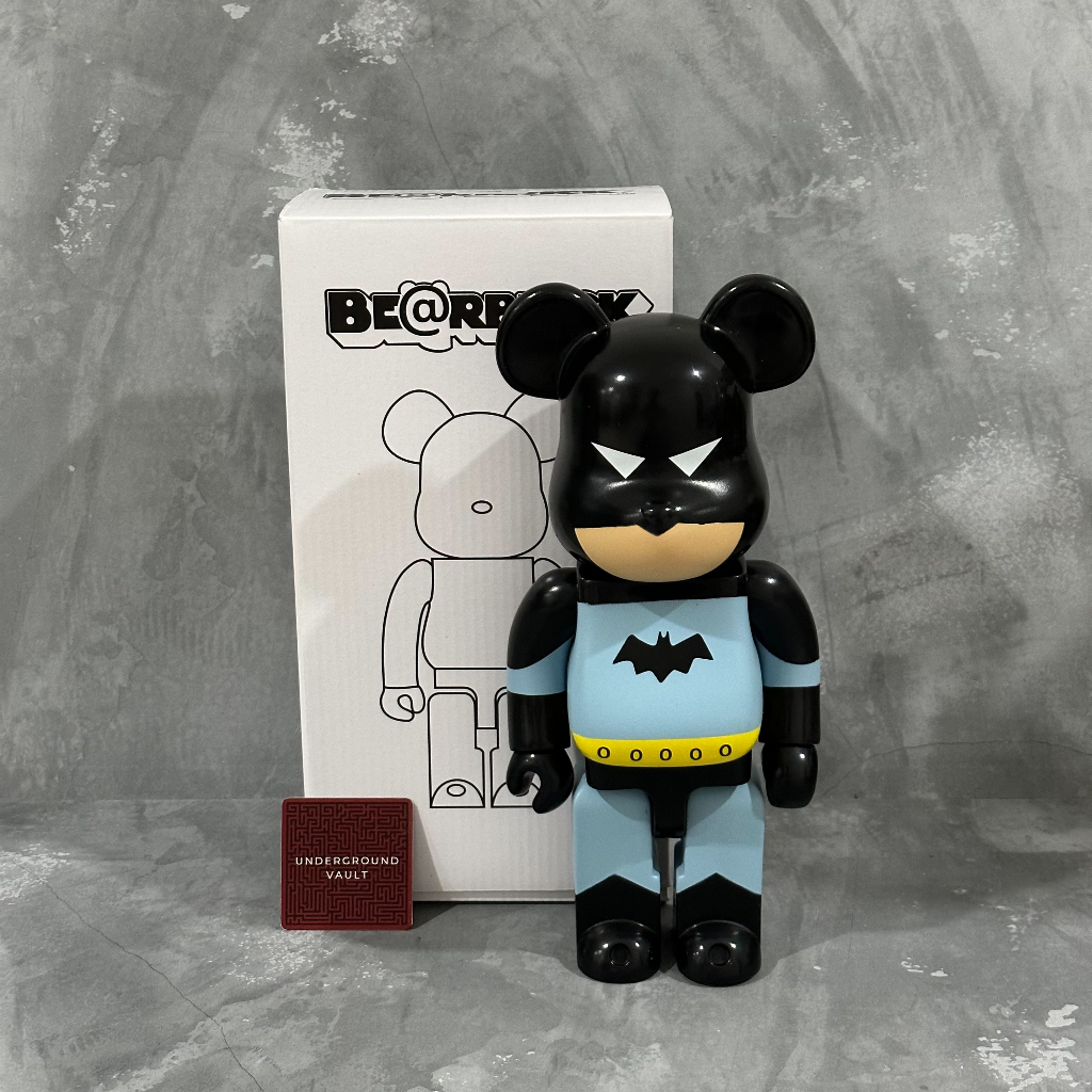 Jual BearBrick BE@RBRICK Bear Brick Batman 400% Action Figure Bat Man ...