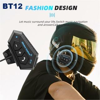 Jual BT12 Bluetooth 5.0 Helm Sepeda Motor Headset Tahan/ BT12 Air Nirkabel Dengan Baterai 800mah ...