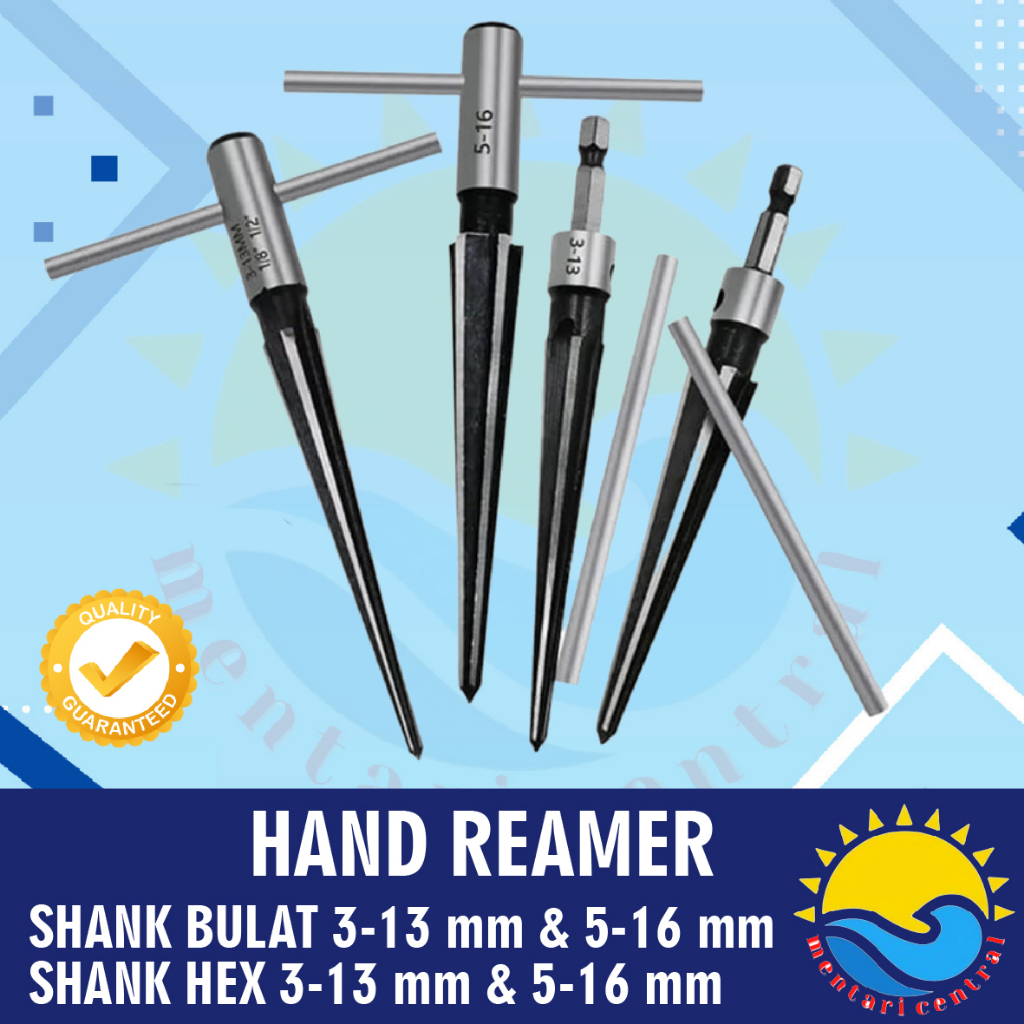 Jual HAND REAMER TAPER ALAT MEMPERBESAR LUBANG ALAT MENGHALUSKAN LUBANG ...