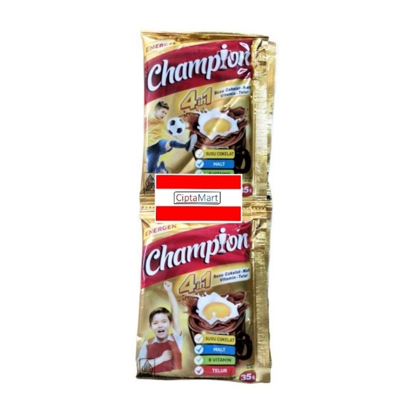 Jual Energen Champion 4in1 sachet 10 x 35gr | Shopee Indonesia