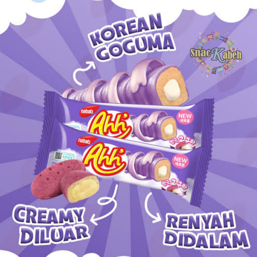 Jual Nabati Ahh Korean Goguma Roti Korea 1box isi 20pcs | Shopee Indonesia