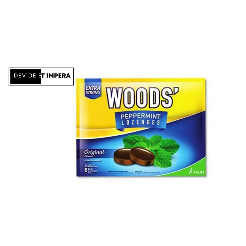 Jual Permen woods peppermint lozenges Original 6 Tablet | Shopee Indonesia
