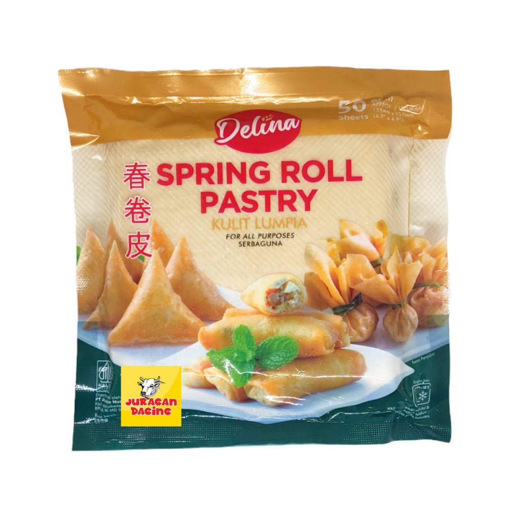 Jual Delina Spring Roll Pastry Kulit Lumpia 250gr | Shopee Indonesia