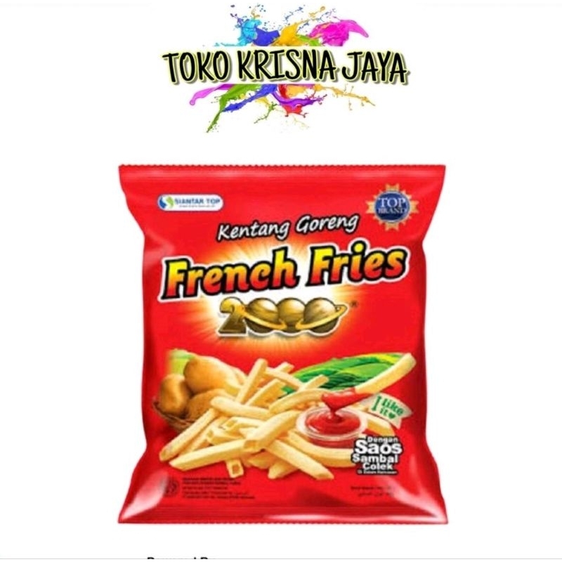 Jual SIANTAR TOP KENTANG GORENG FRENCH FRIES 2000 NETTO 23 GR X 10 PCS ...