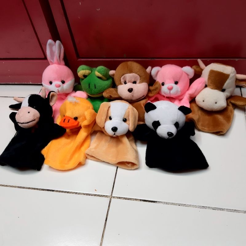Jual BONEKA TANGAN EDUKASI ANAK ALAT PERAGA KARAKTER HEWAN MAINAN ...