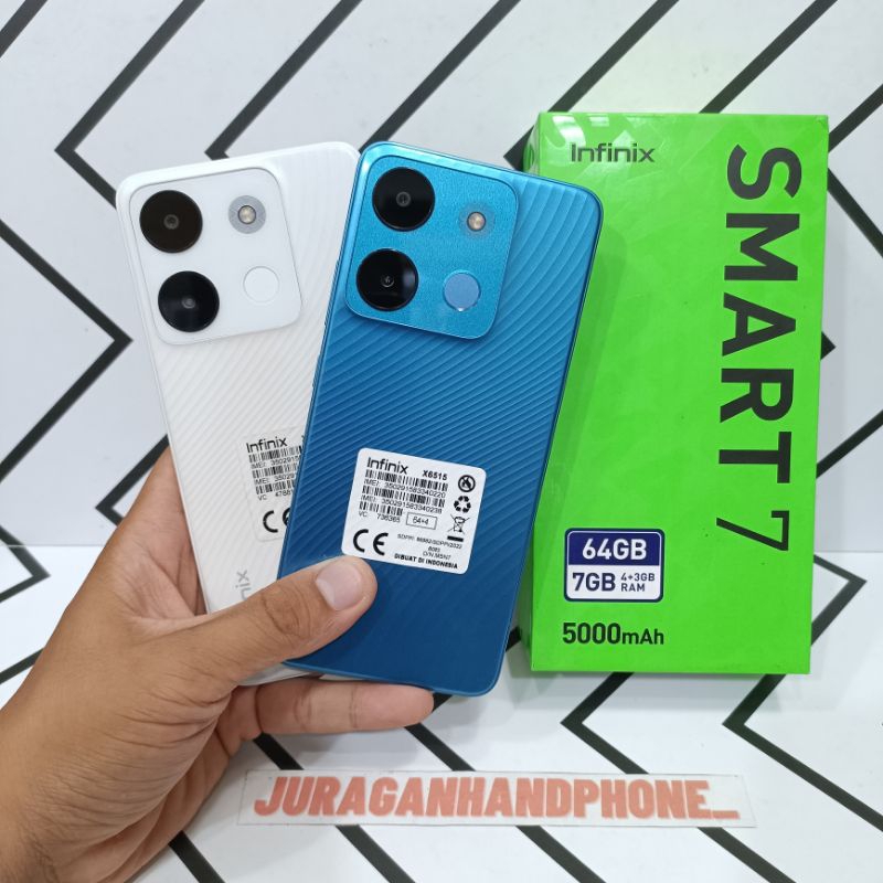 Jual Infinix Smart 7 4/64GB Hp Second Seken Bekas Fullset | Shopee ...