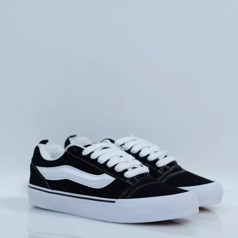 Jual Vans Knu Skool Black White/Navy White Original | Shopee Indonesia