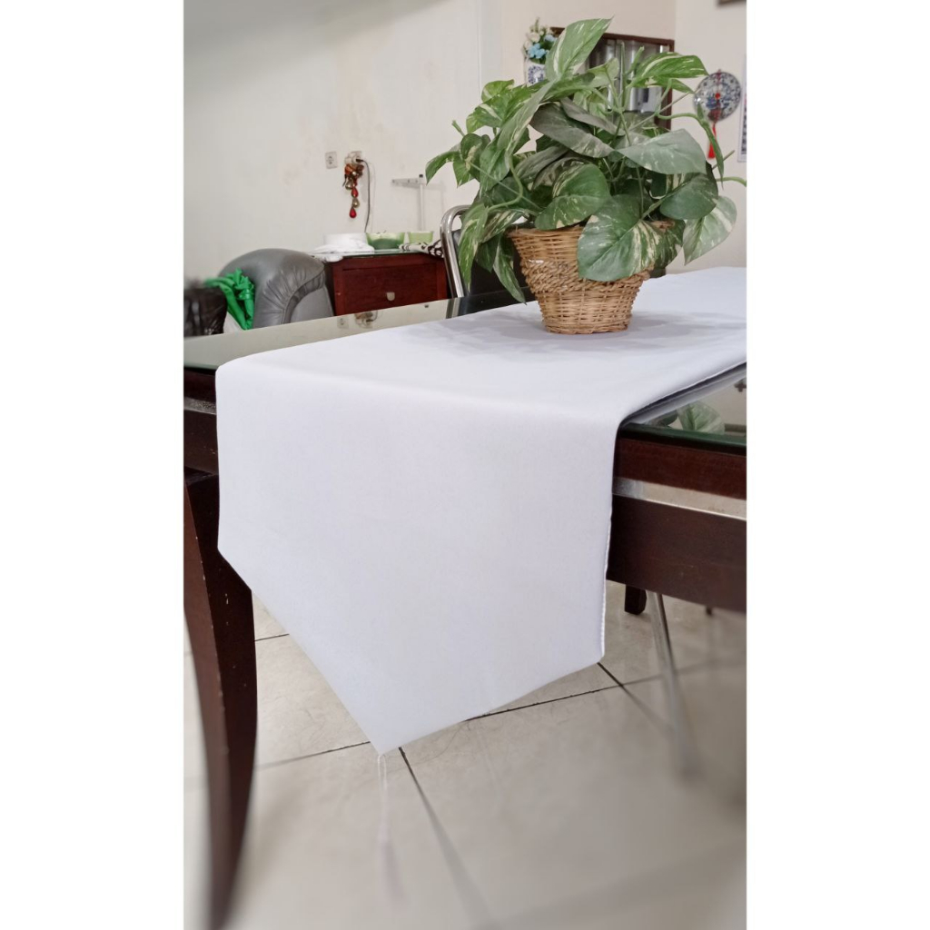 Jual Taplak meja makan 6 kursi / 8 kursi / table runner 6 -8 kursi ...