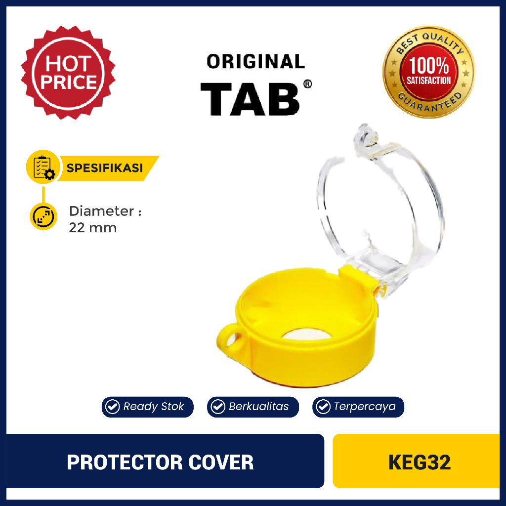 Jual Protector Cover Penutup Emergency Push Button 22mm KEG32 TAB ...