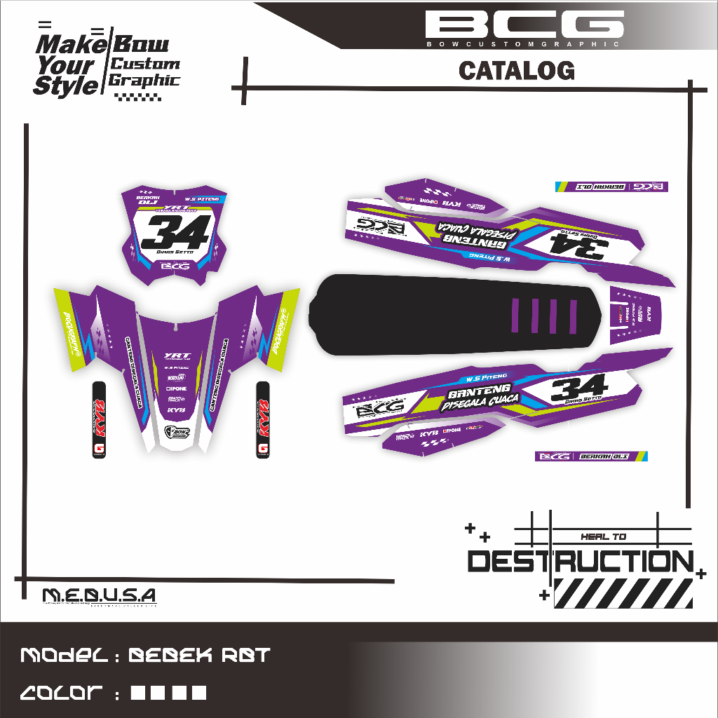 Jual DECAL BEBEK RBT (FULL CUSTOM) | Shopee Indonesia