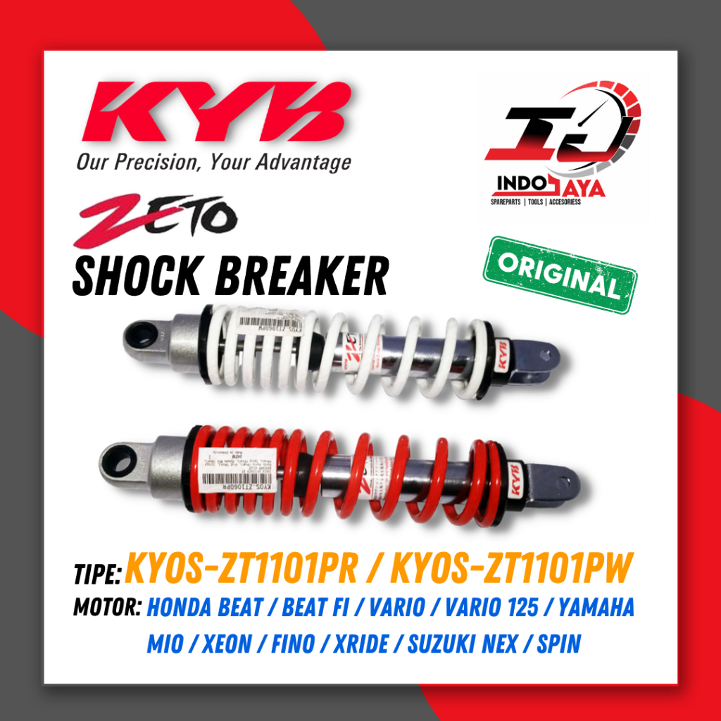Jual SHOCKBREAKER KAYABA KYOS-ZT1101PR UNTUK MOTOR ALL MATIC / SOKBREKER / SHOCK BREAKER ...