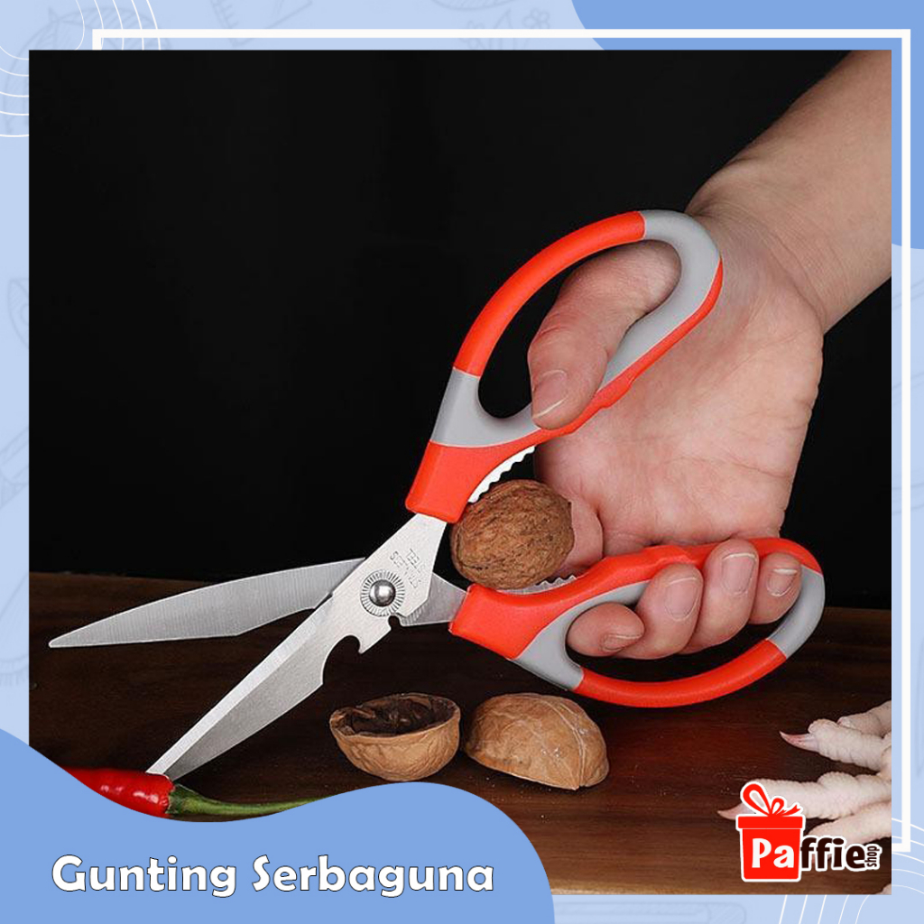 Jual Gunting serbaguna dapur pembuka botol pemecah kenari alat ...