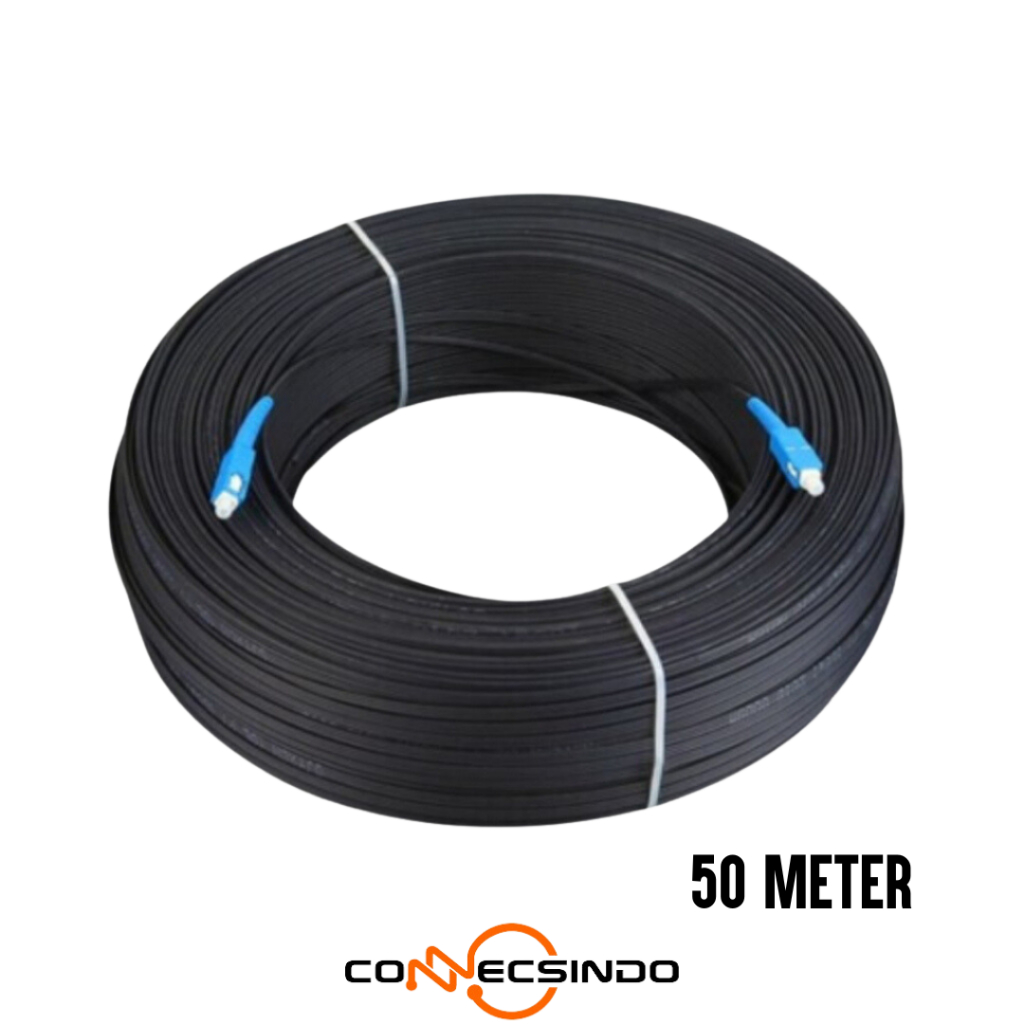 Jual Kabel Fiber Optik Drop Core Precon 1 Core 3 Sling ZIMMLINK 50 ...