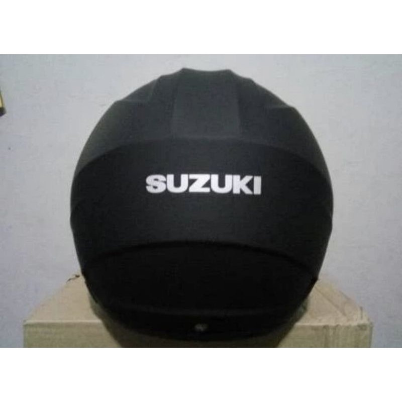 Jual helm suzuki ori murah ready warna hitam dof | Shopee Indonesia