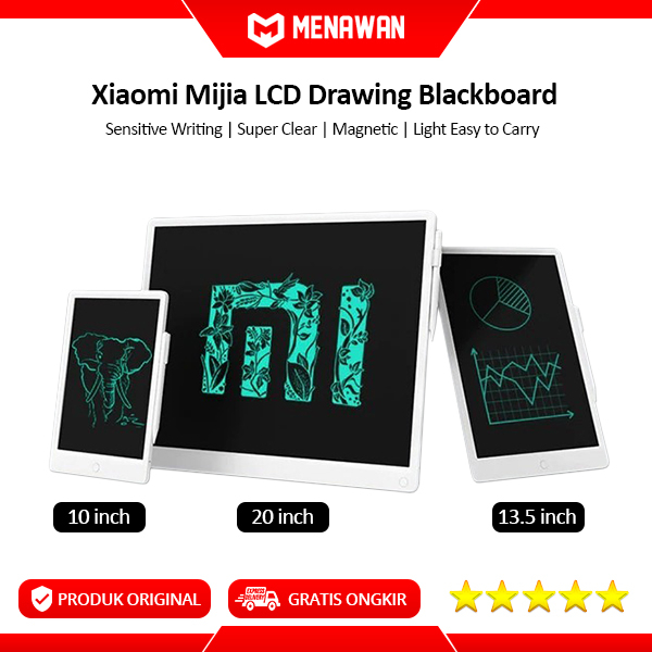Jual Xiaomi Mijia LCD Blackboard Drawing Pad Papan Tulis Gambar ...