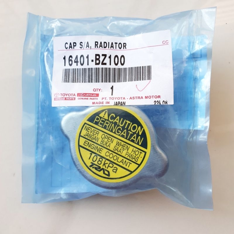 Jual ORI TUTUP CAP RADIATOR ATAS AGYA AYLA CALYA SIGRA 108 kPa (ASTRA ...