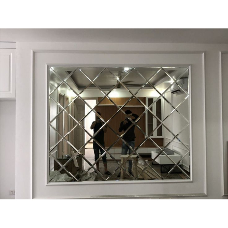 Jual Paket Cermin Wall Molding Ukuran 84 CM x 105 CM NON BEVEL / Kaca ...