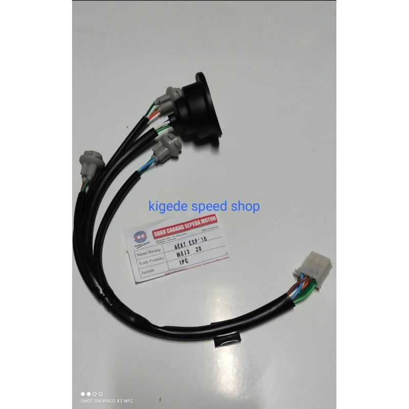 Jual Fitting Soket Lampu Depan Beat FI / Pitting Lampu Beat FI | Shopee ...